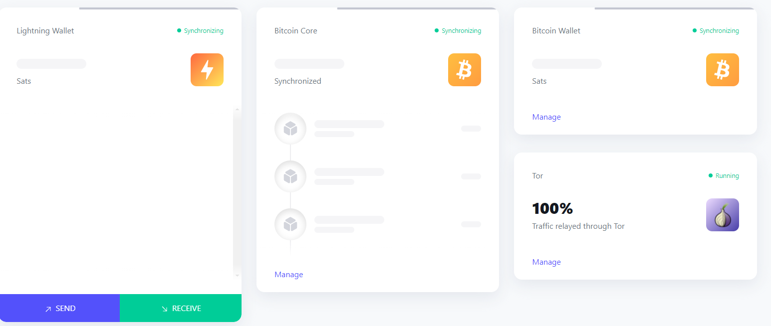 Lightning-/Bitcoin Wallet and Bitcoin Core showing loading animation forever · Issue #887 ...