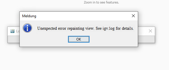 Error painting DataPanel · Issue #1257 · igvteam/igv · GitHub