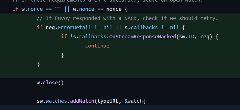 Avoid repeated push of rejected configuration · Issue #46 · envoyproxy/go-control-plane · GitHub