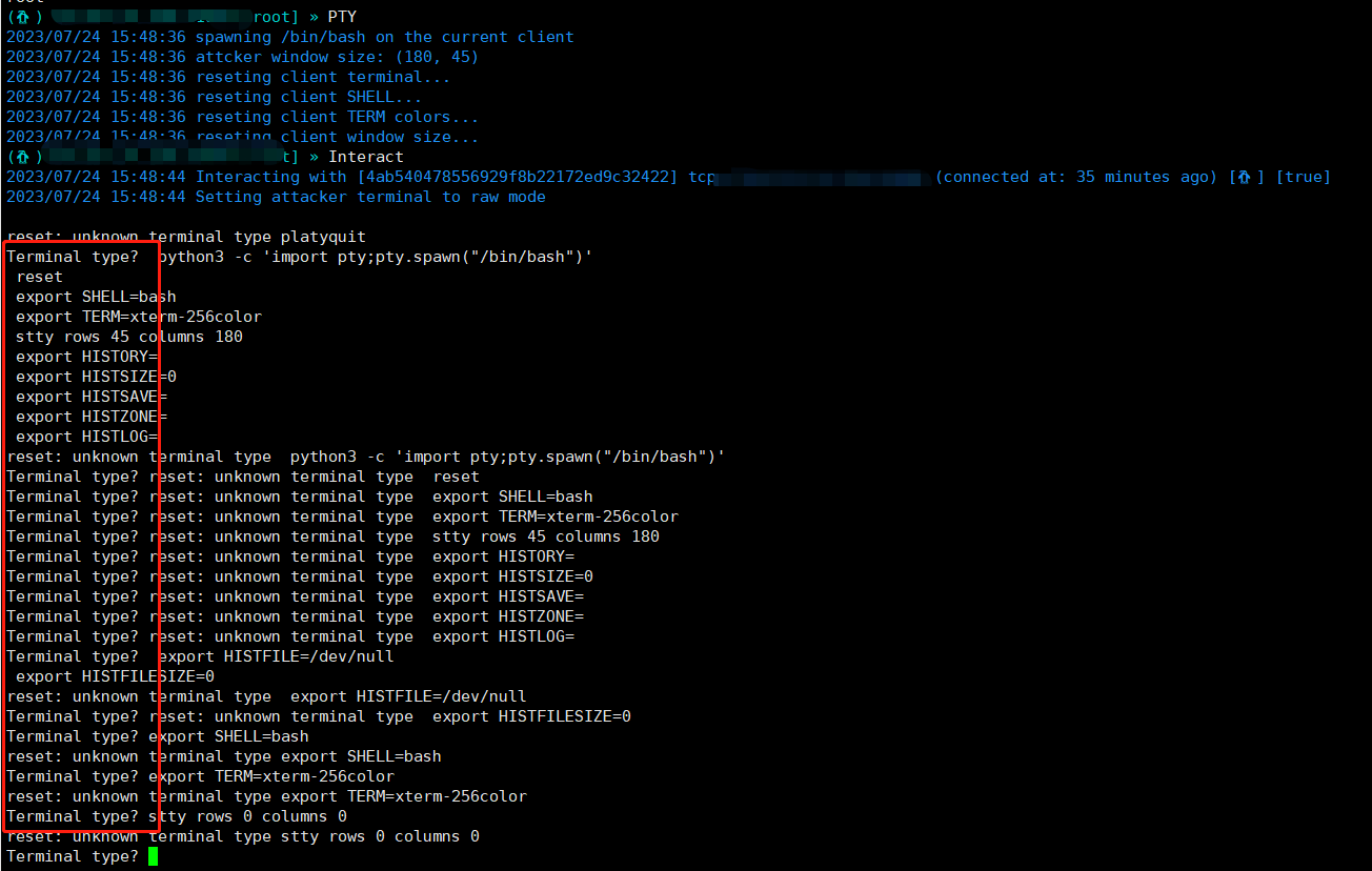 师傅你好，交互shell疑似存在问题 · Issue #198 · WangYihang/Platypus · GitHub