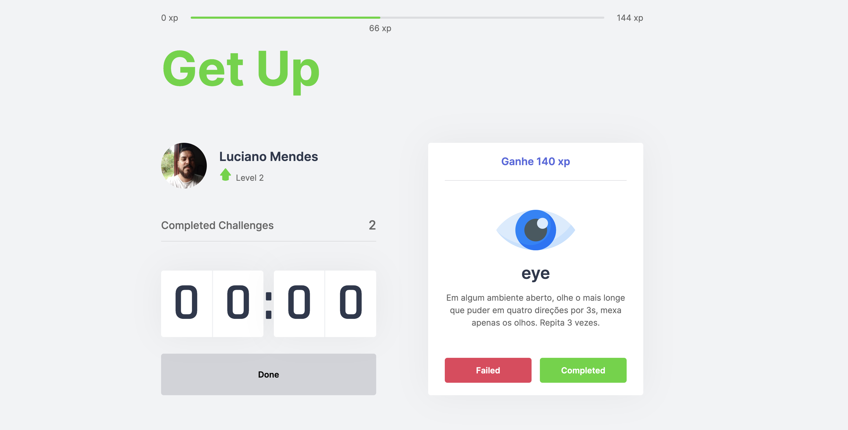 GitHub - auadmendes/getup: Pomodoro webApp. Focus time and challenges to level, try yourself and ...