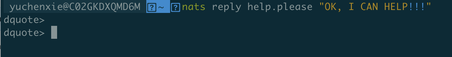 Need to dquote in request/reply walkthrough · Issue #400 · nats-io/nats.docs · GitHub