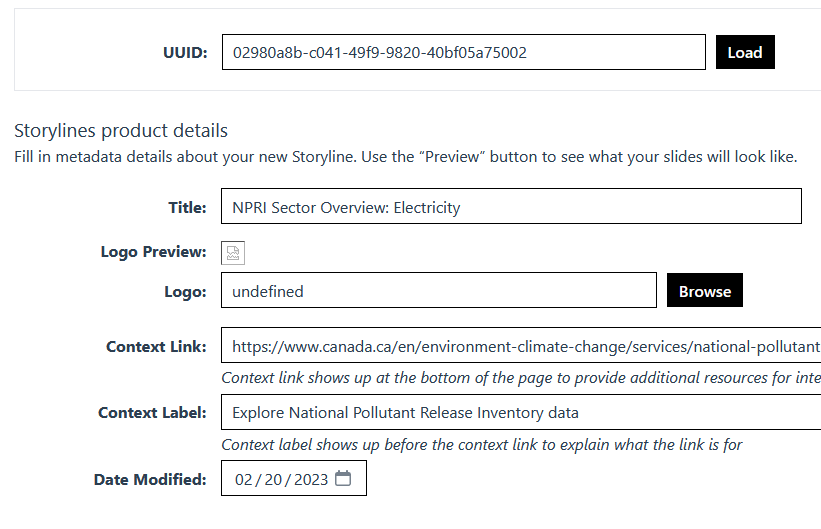 Remove logo if none is set · Issue #91 · ramp4-pcar4/storylines-editor · GitHub