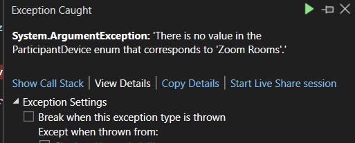 ZoomRoom not present in enum · Issue #324 · Jericho/ZoomNet · GitHub