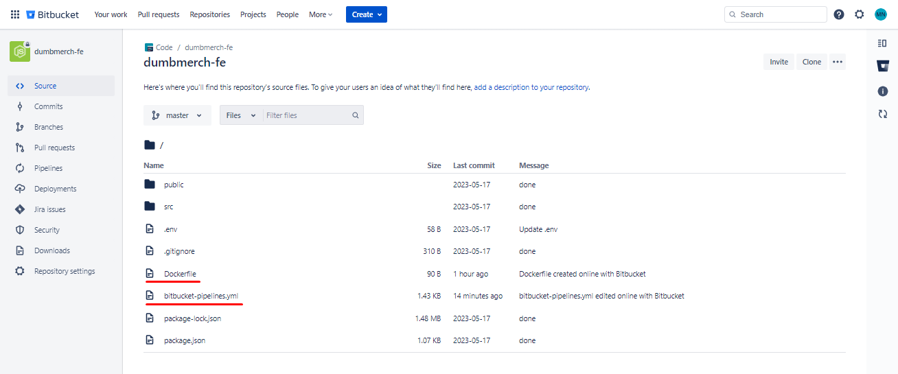 Github Mnafies Bitbucket Pipeline Test