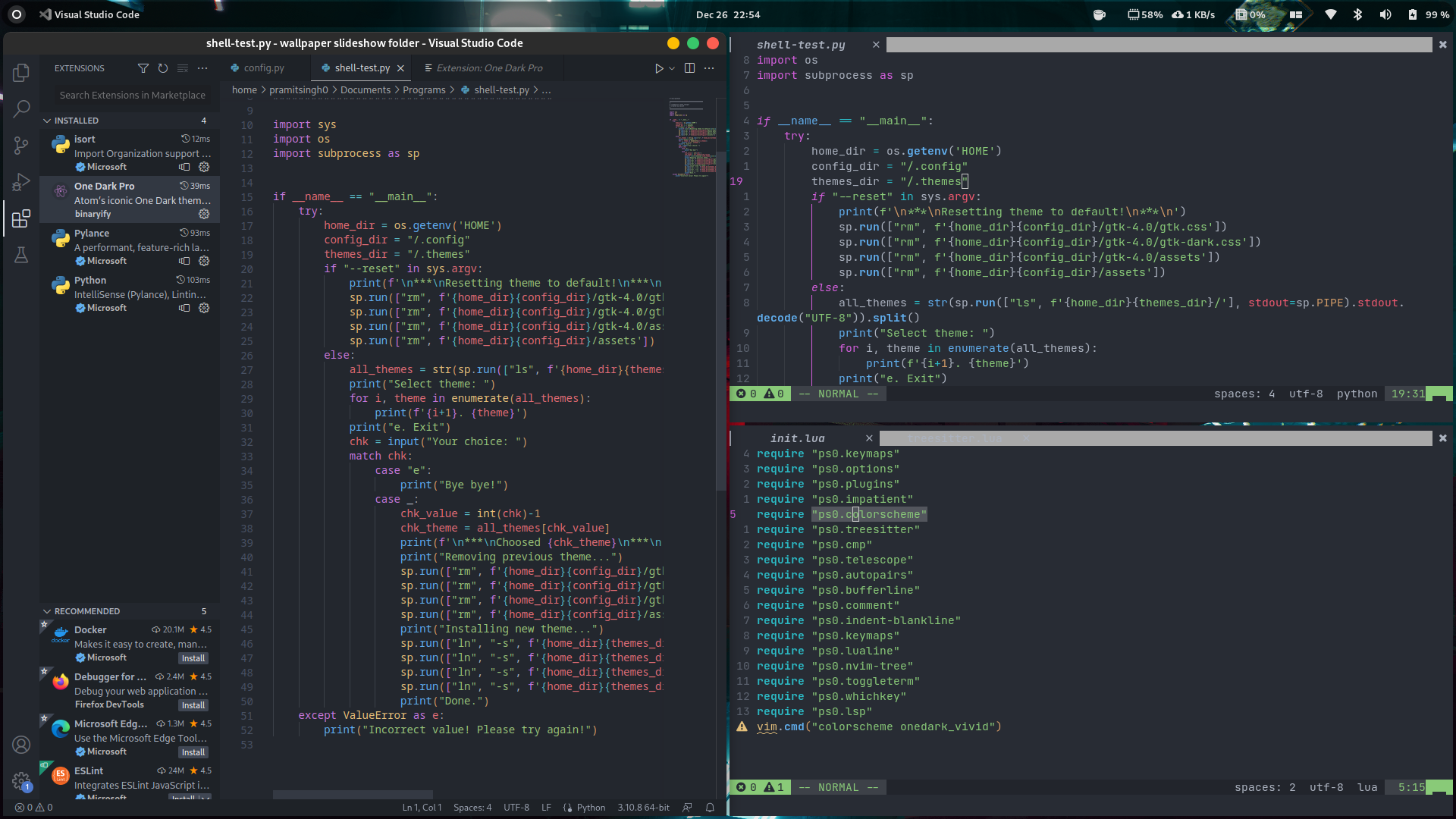 Need some help setting up the colorscheme exactly like the vscode variant · Issue #143 ...