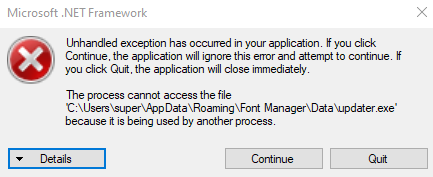 Downloaded the new release but it does not want to update · Issue #27 · WilliamRagstad/Font ...