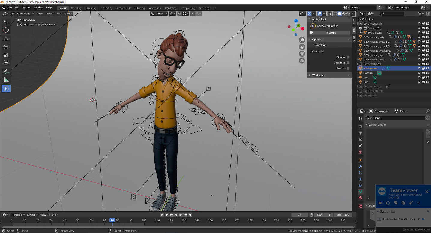 GitHub - mayanksh3khar/blender-facemesh