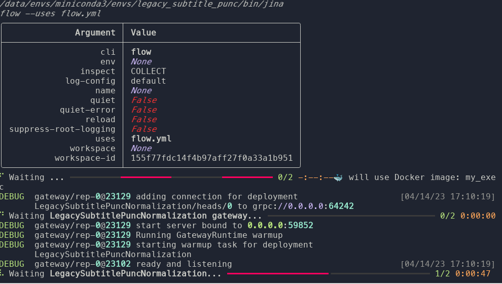 Flow/Deployment would raise timeout warning even if containerized ...