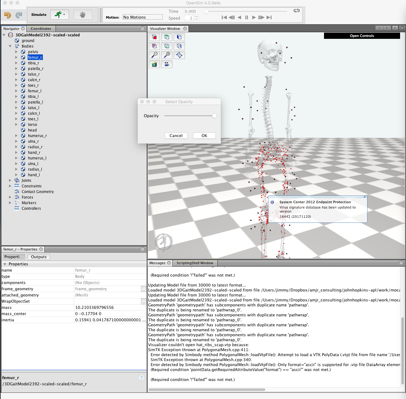 Changing opacity of multiple items is slow/lags · Issue #446 · opensim-org/opensim-gui · GitHub