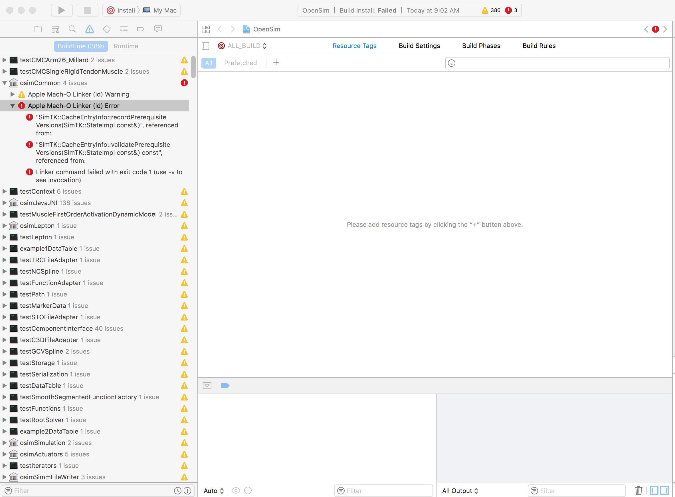 Build Install Failure using Xcode IDE · Issue #2048 · opensim-org/opensim-core · GitHub