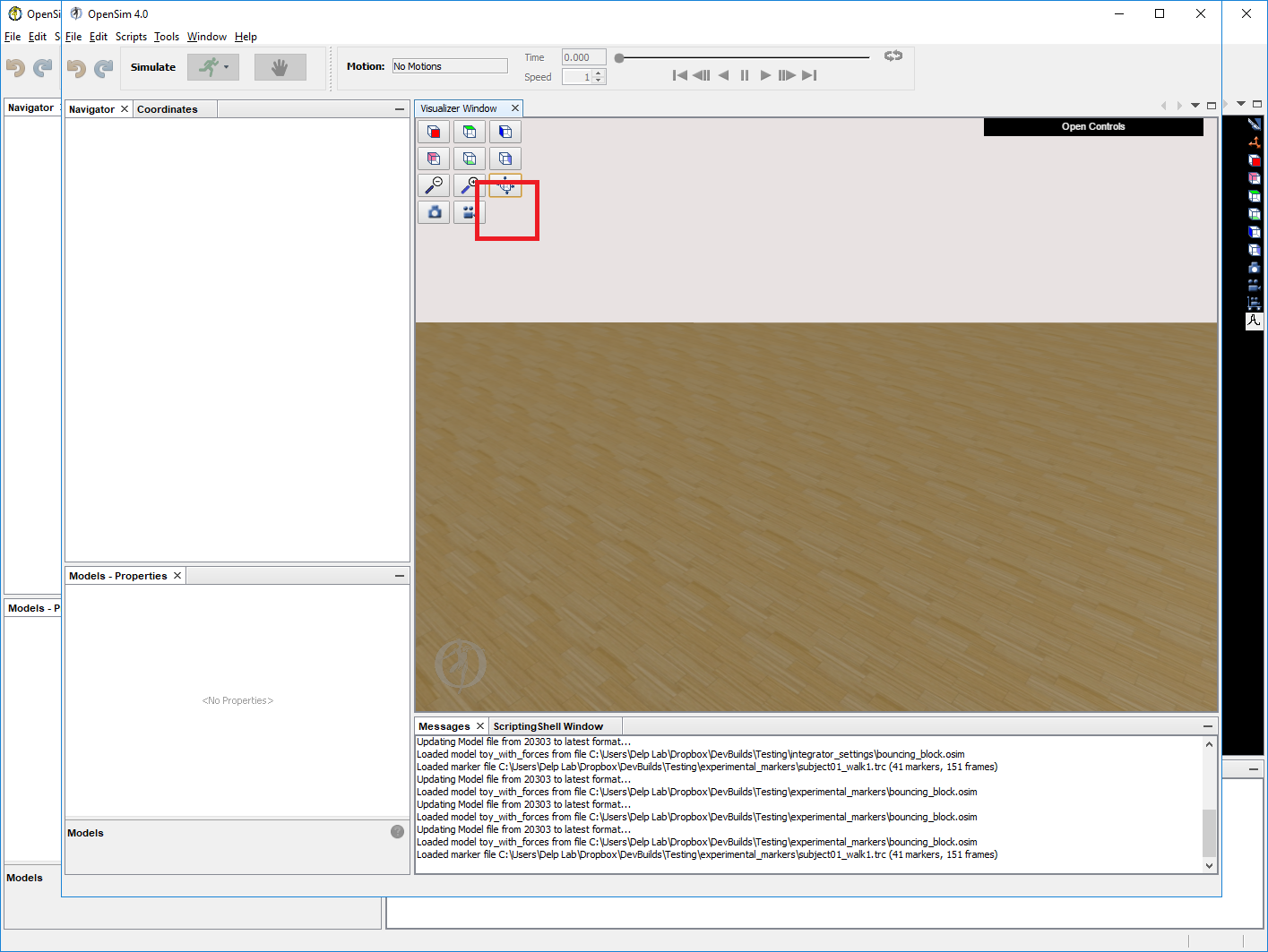 Global Frame Visualization Button: Label X/Y/Z or Add Tooltip · Issue #676 · opensim-org/opensim ...