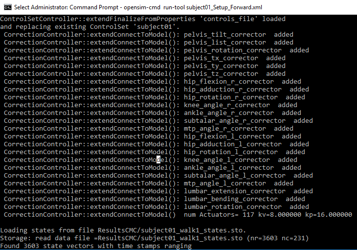 CorrectionController() causing FwdTool() to crash · Issue #2164 · opensim-org/opensim-core · GitHub