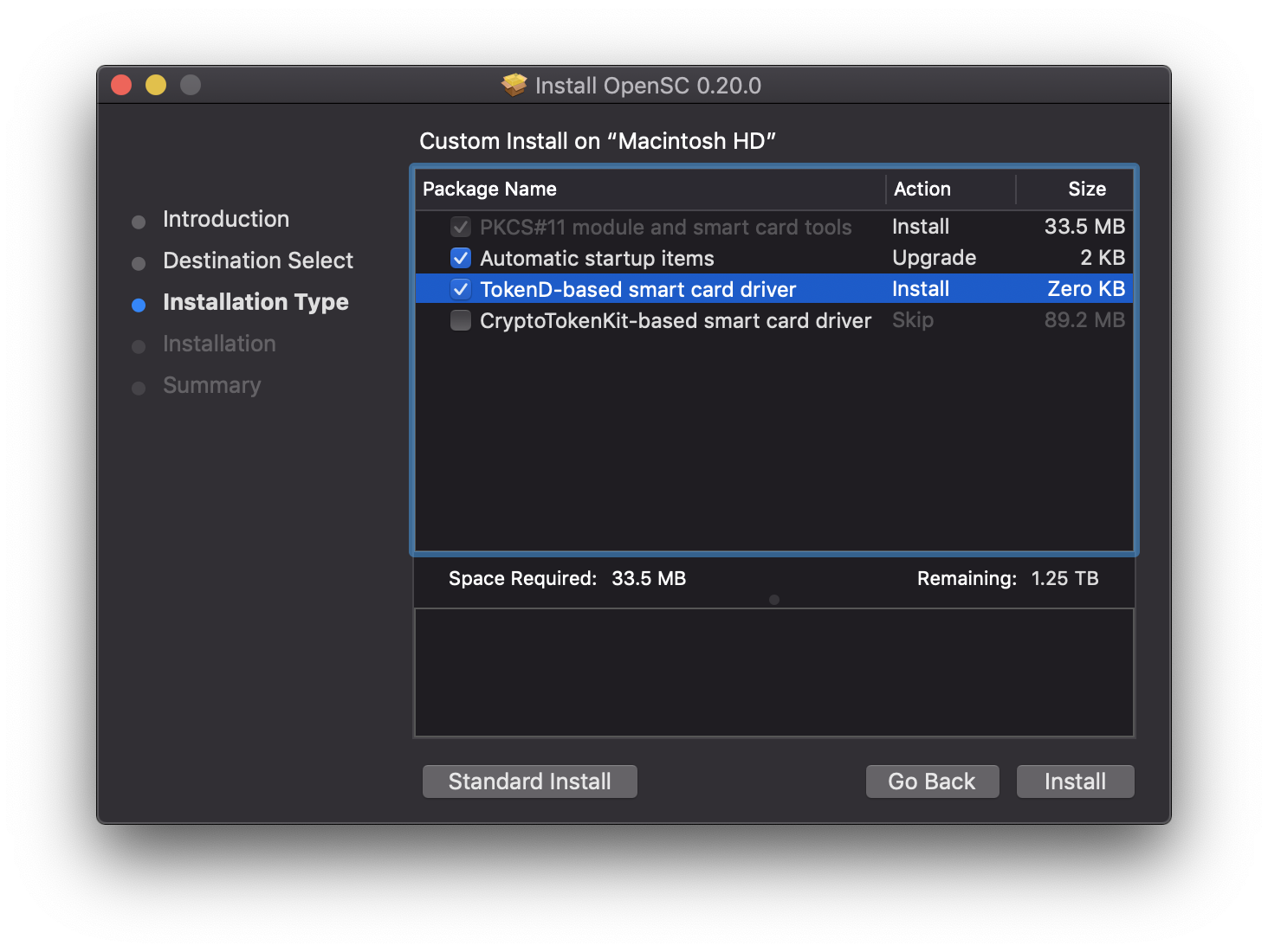 OSX Mojave fresh install doesn't install tokend - 0.20.0 · Issue #1986 ...
