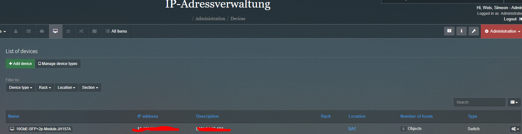 Custom Field Filter Dont Display At Devices · Issue 2651 · Phpipamphpipam · Github