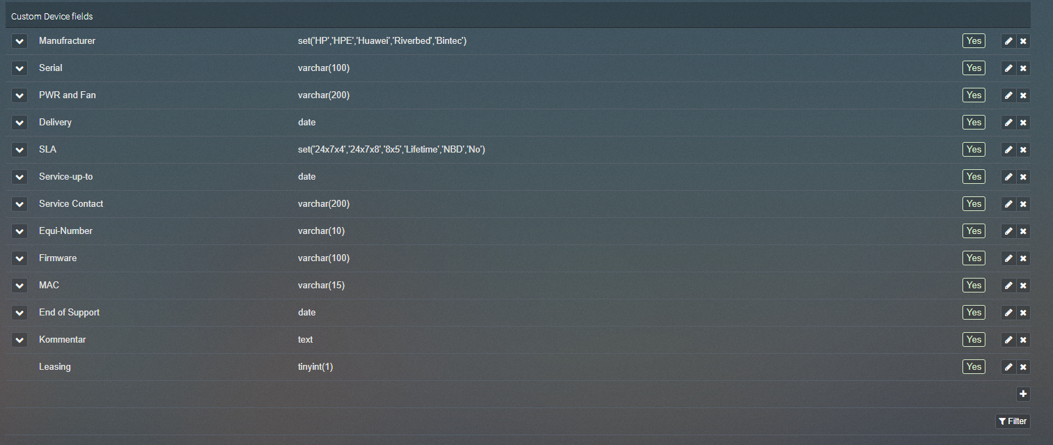 Custom Field Filter Dont Display At Devices · Issue 2651 · Phpipamphpipam · Github