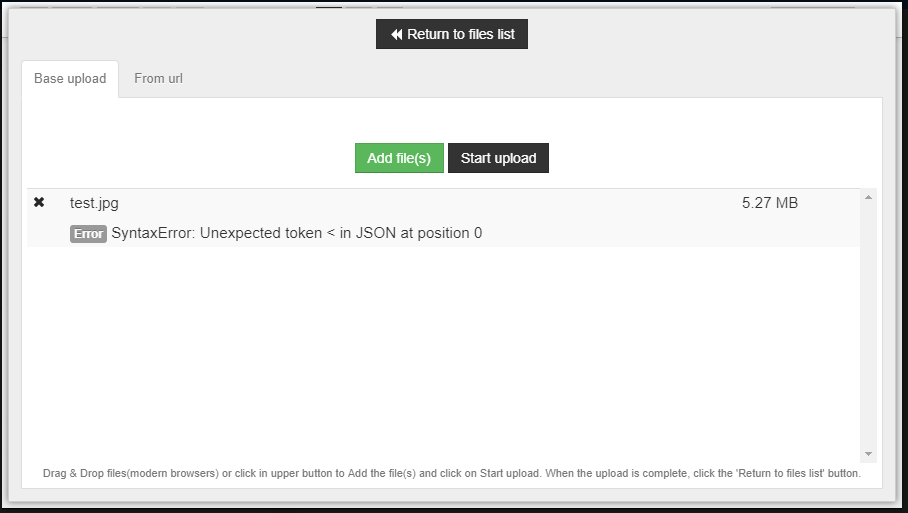 Uploading picture bigger than chunk size 2mb · Issue #525 · trippo/ResponsiveFilemanager · GitHub