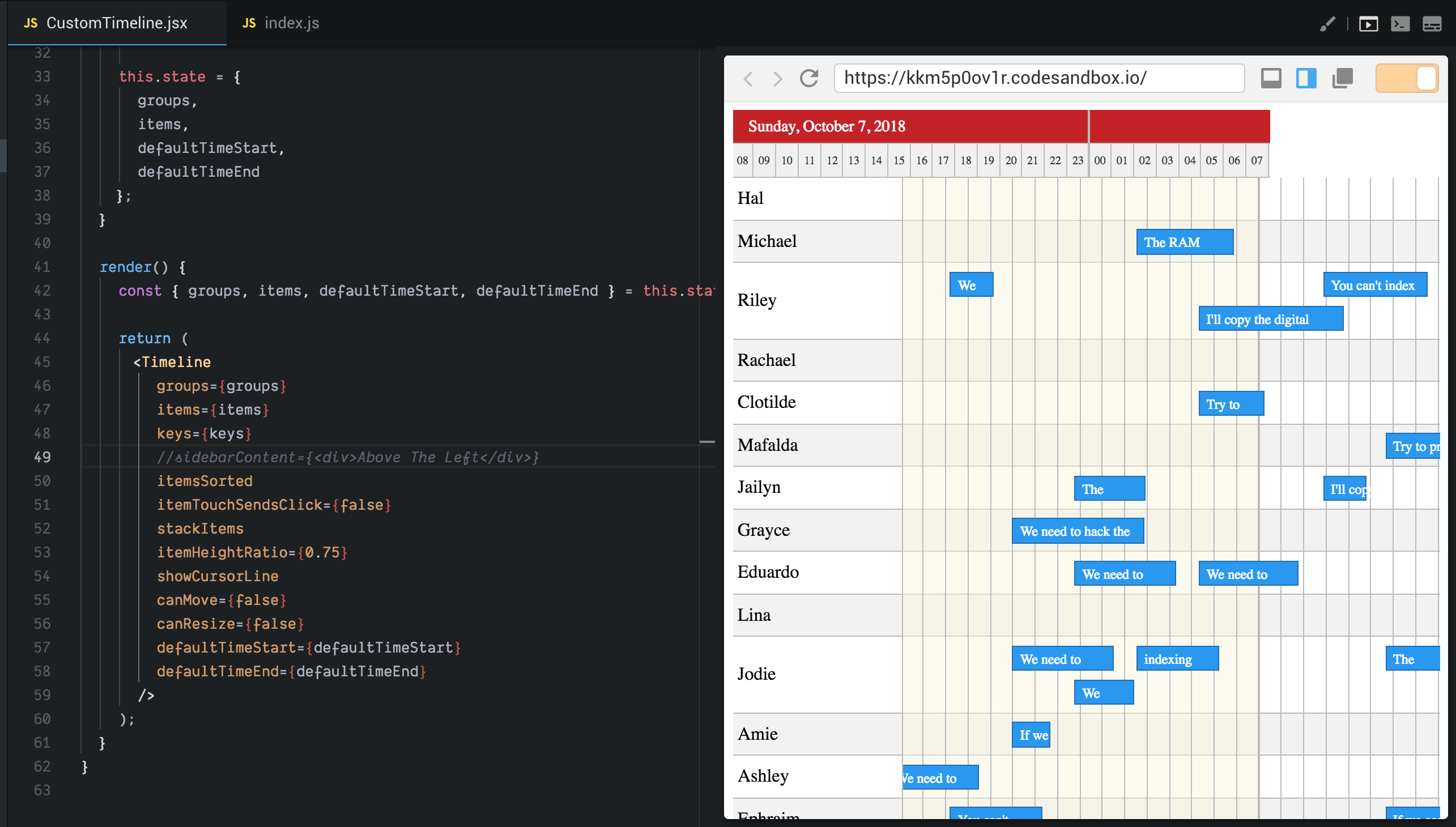 Sidebar header disappears with no sidebarContent prop · Issue #446 · namespace-ee/react-calendar ...