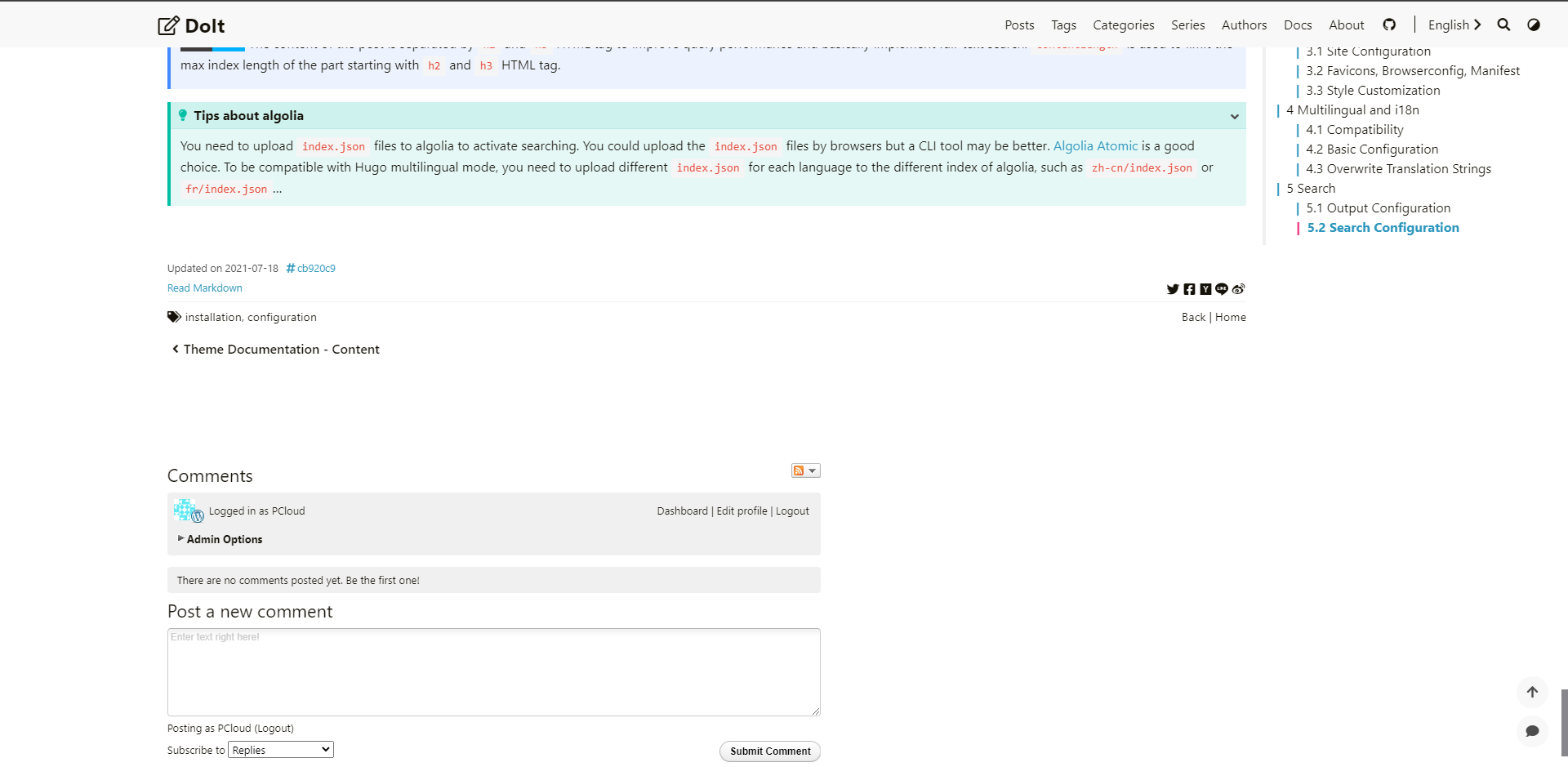 [FEATURE] Add support for Vssue or Intensedebate · Issue #155 · HEIGE-PCloud/DoIt · GitHub