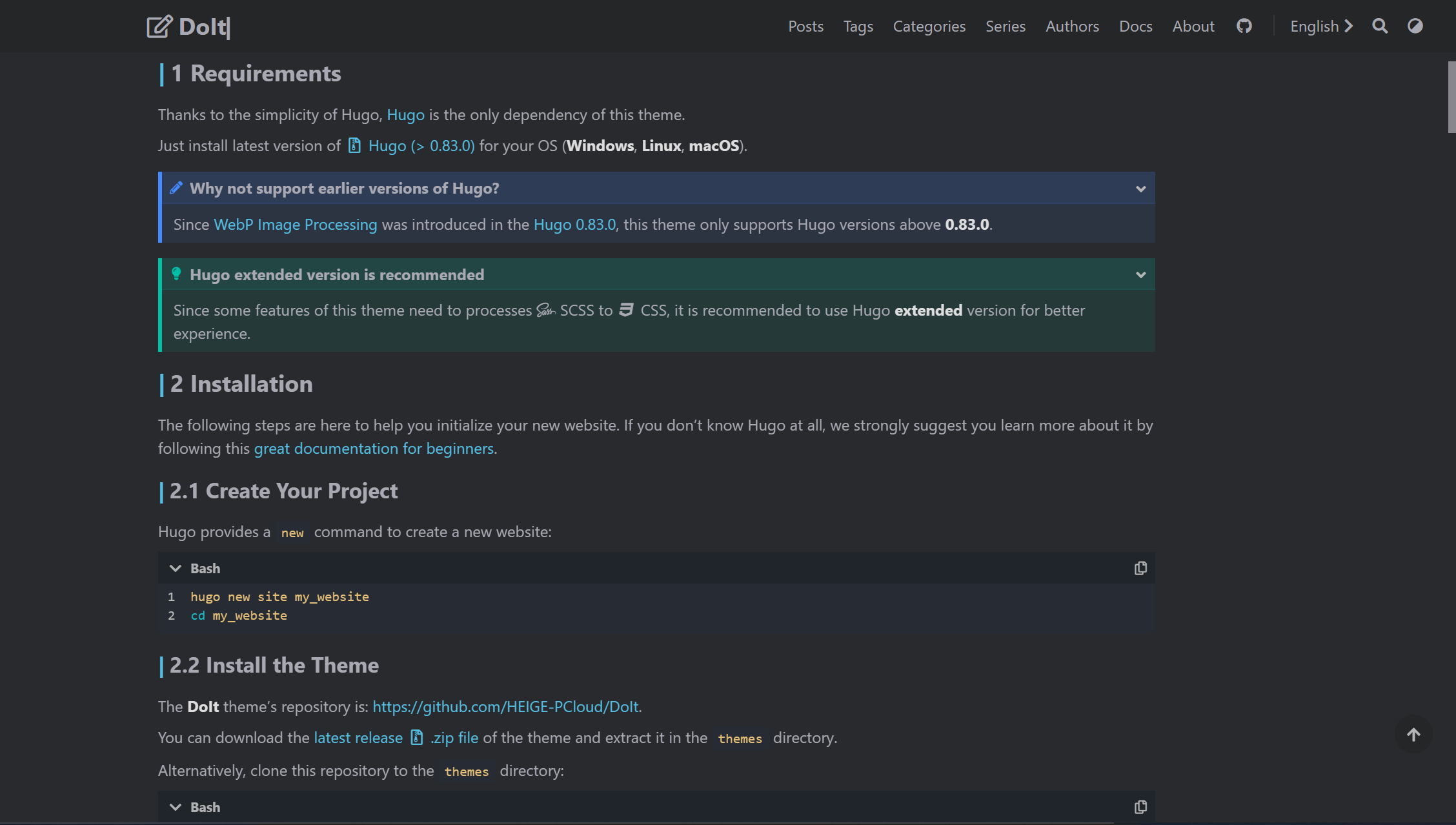 [FEATURE] 建议：设置 pageStyle = "wide" ，并开启 目录 后，请保持页面样式统一 · Issue #332 · HEIGE-PCloud/DoIt · GitHub