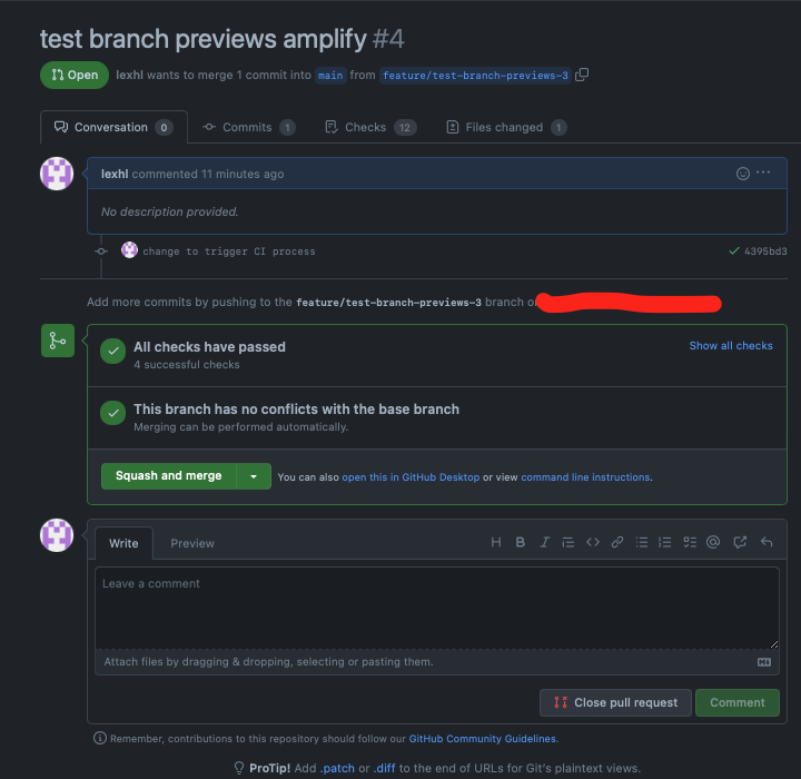 Web Previews Not Showing On Pr In Private Github Repo · Issue 3149 · Aws Amplifyamplify 3848