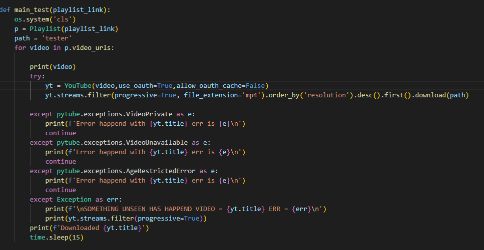 Bug Wont Sign Into My Account · Issue 1474 · Pytubepytube · Github 