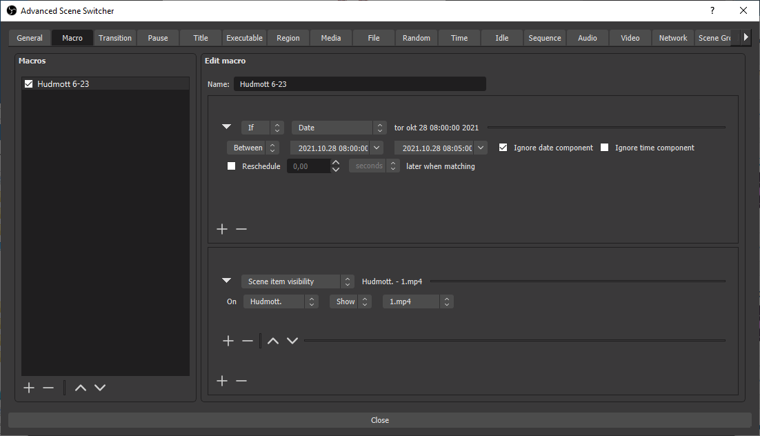 Advanced Scene Switcher seems to ignore time based rules · Issue #334 · WarmUpTill/SceneSwitcher ...