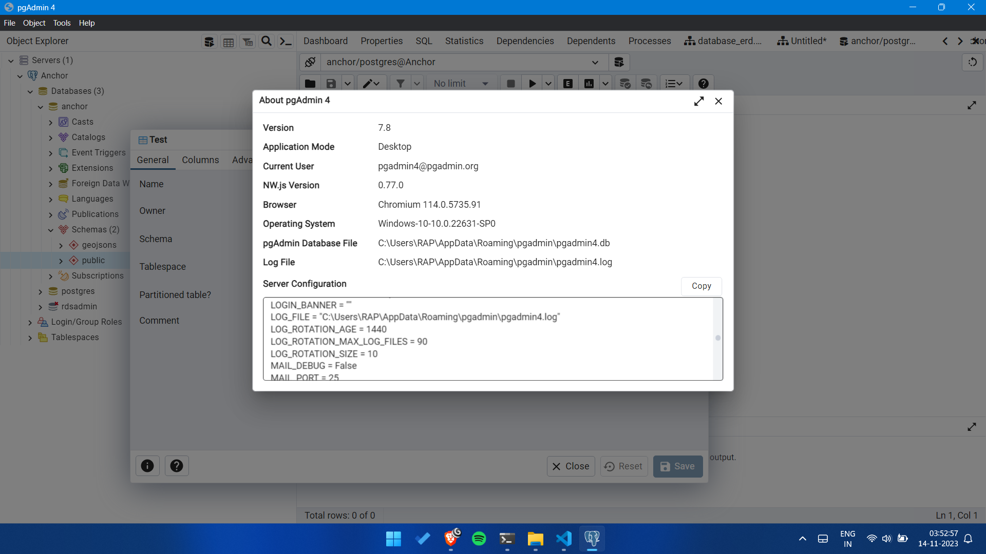 Schema Not Visible in Dropdown of table properties or while creating a new table. · Issue #6964 ...