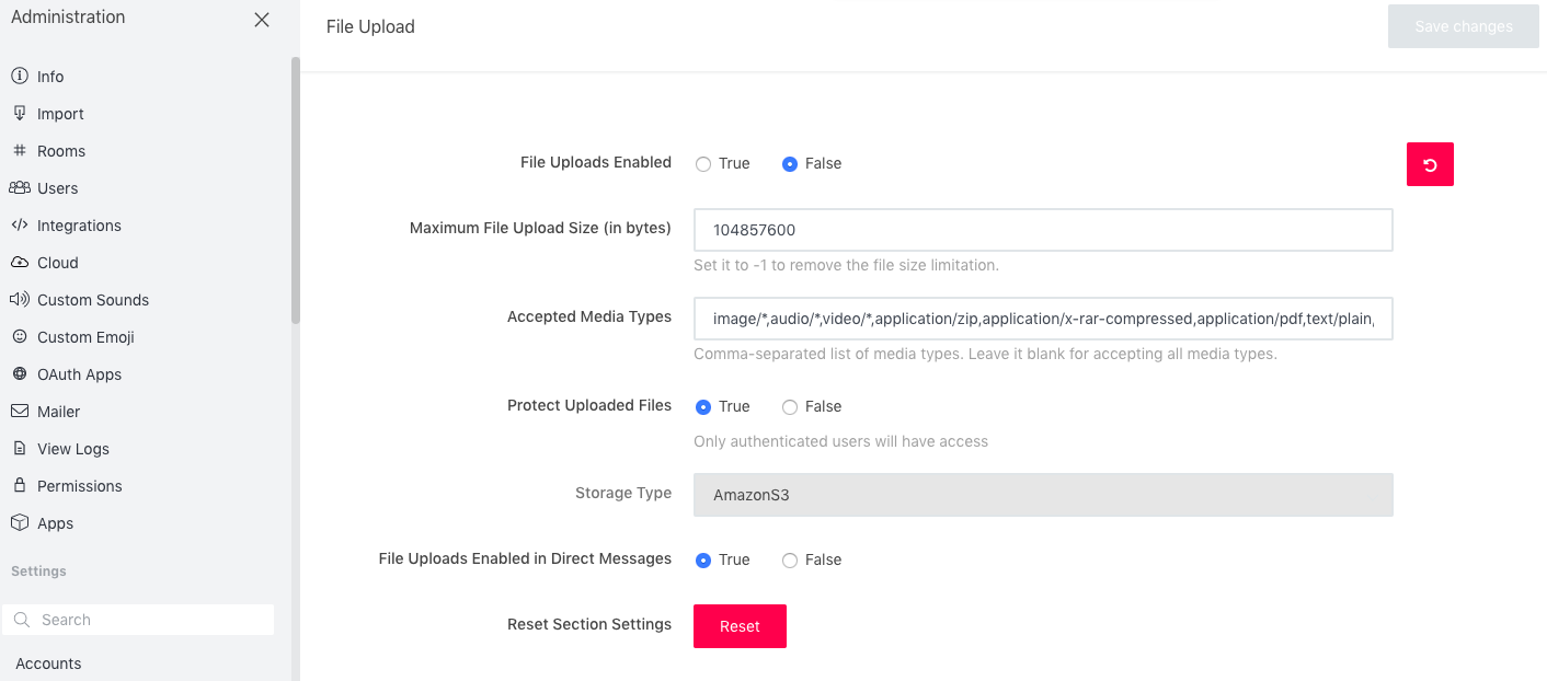 Add file button still visible on Android client after disabling file uploads. · Issue #2410 ...