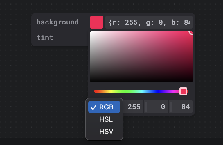 Adding Hex To Color Component · Issue 482 · Cocopon Tweakpane · Github