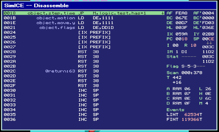 SimCoupe behaving differently with new Z80 core · Issue #54 · simonowen ...