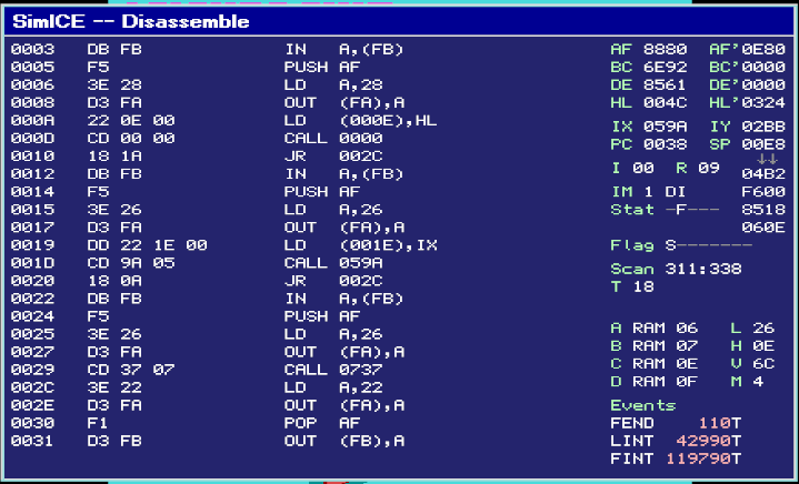 SimCoupe behaving differently with new Z80 core · Issue #54 · simonowen ...