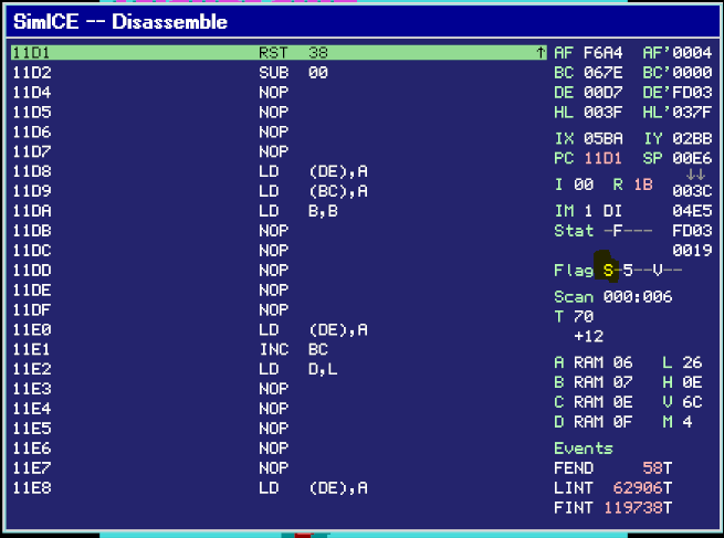 SimCoupe behaving differently with new Z80 core · Issue #54 · simonowen ...