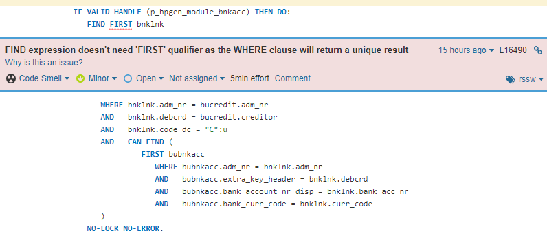 Find First Vs Unique Index · Issue 901 · Riverside Softwaresonar Openedge · Github