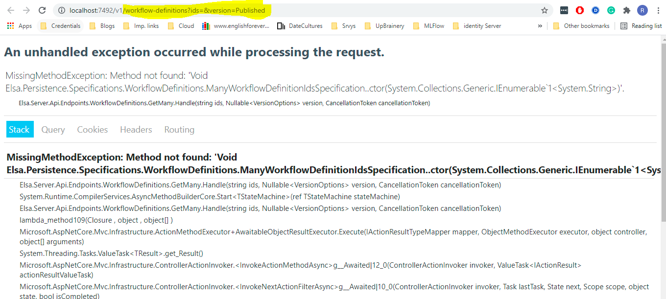 Method Not Found · Issue #1418 · elsa-workflows/elsa-core · GitHub