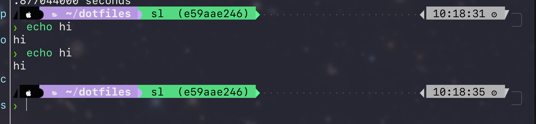 theming: how to add a newline between transient prompts · Issue #2196 · romkatv/powerlevel10k ...