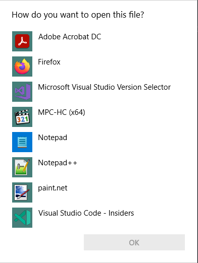 Bug Scoop Launches Windows How Do You Want To Open This File 