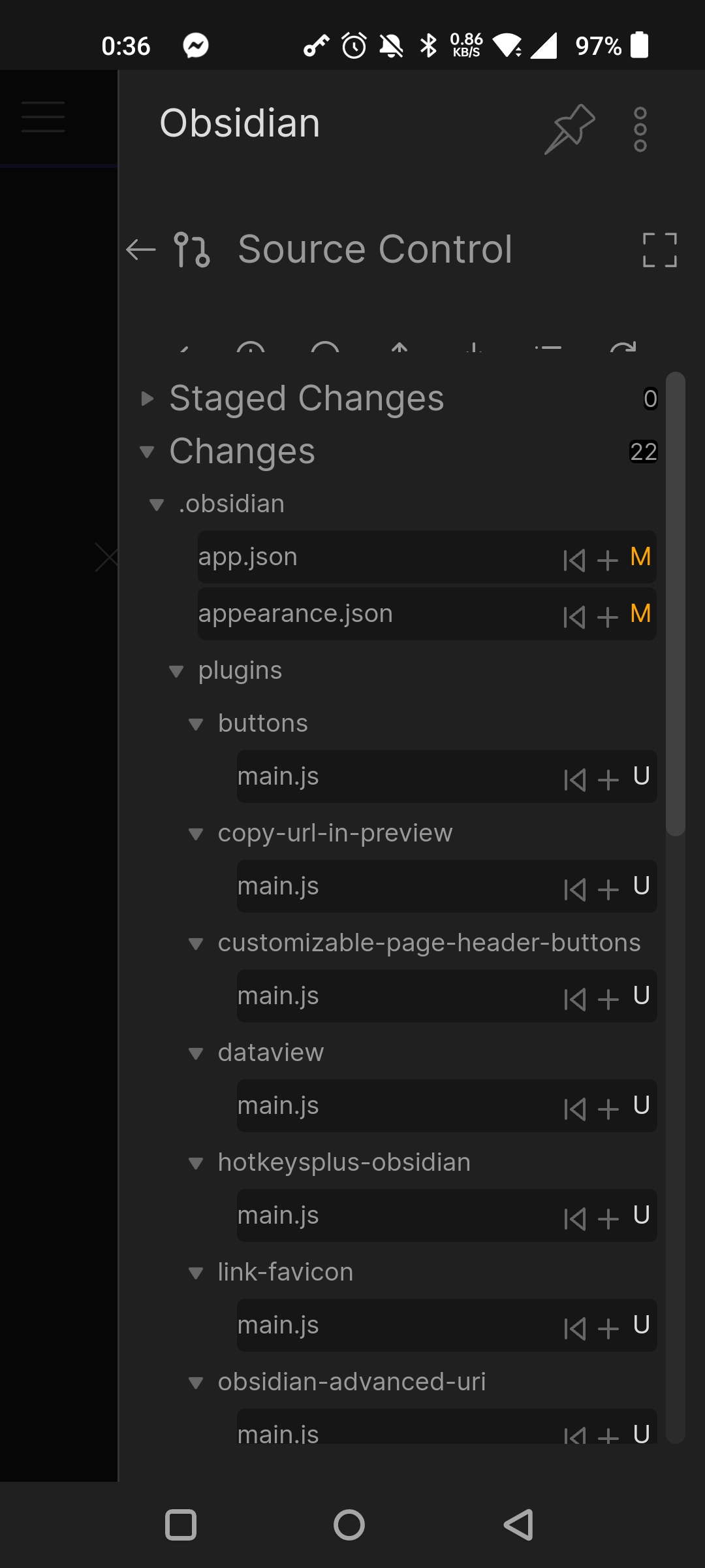 Bug Mobile Doesnt Use Gitignore · Issue 297 · Vinzent03obsidian Git · Github