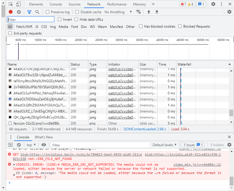 [Bug] DASH video causes video to never load. · Issue #2661 · iv-org/invidious · GitHub