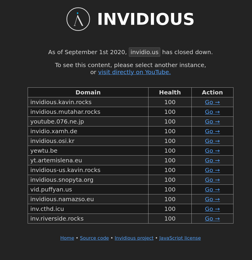 Redirect Page Night Mode · Issue #19 · iv-org/invidious-redirect · GitHub