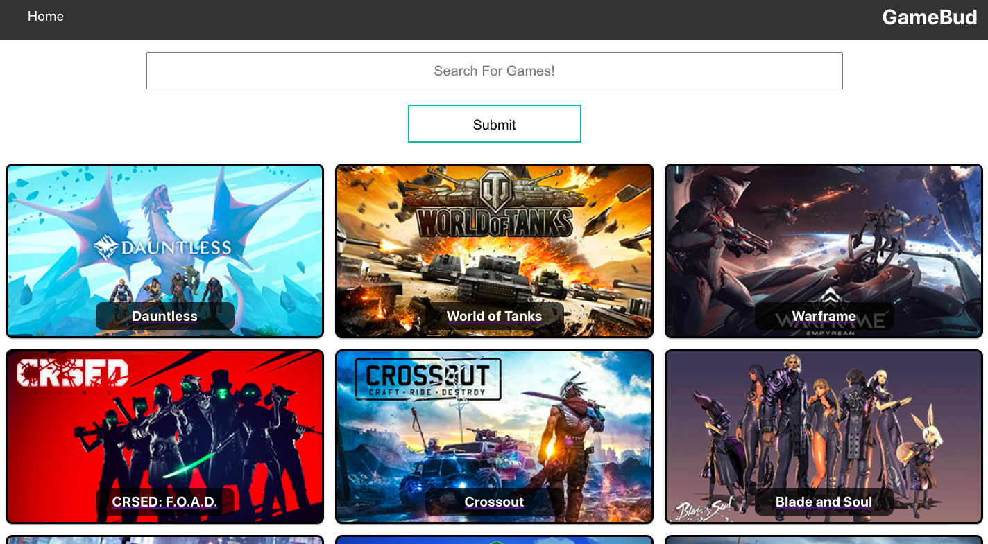 GitHub - Visheshss/GameBud