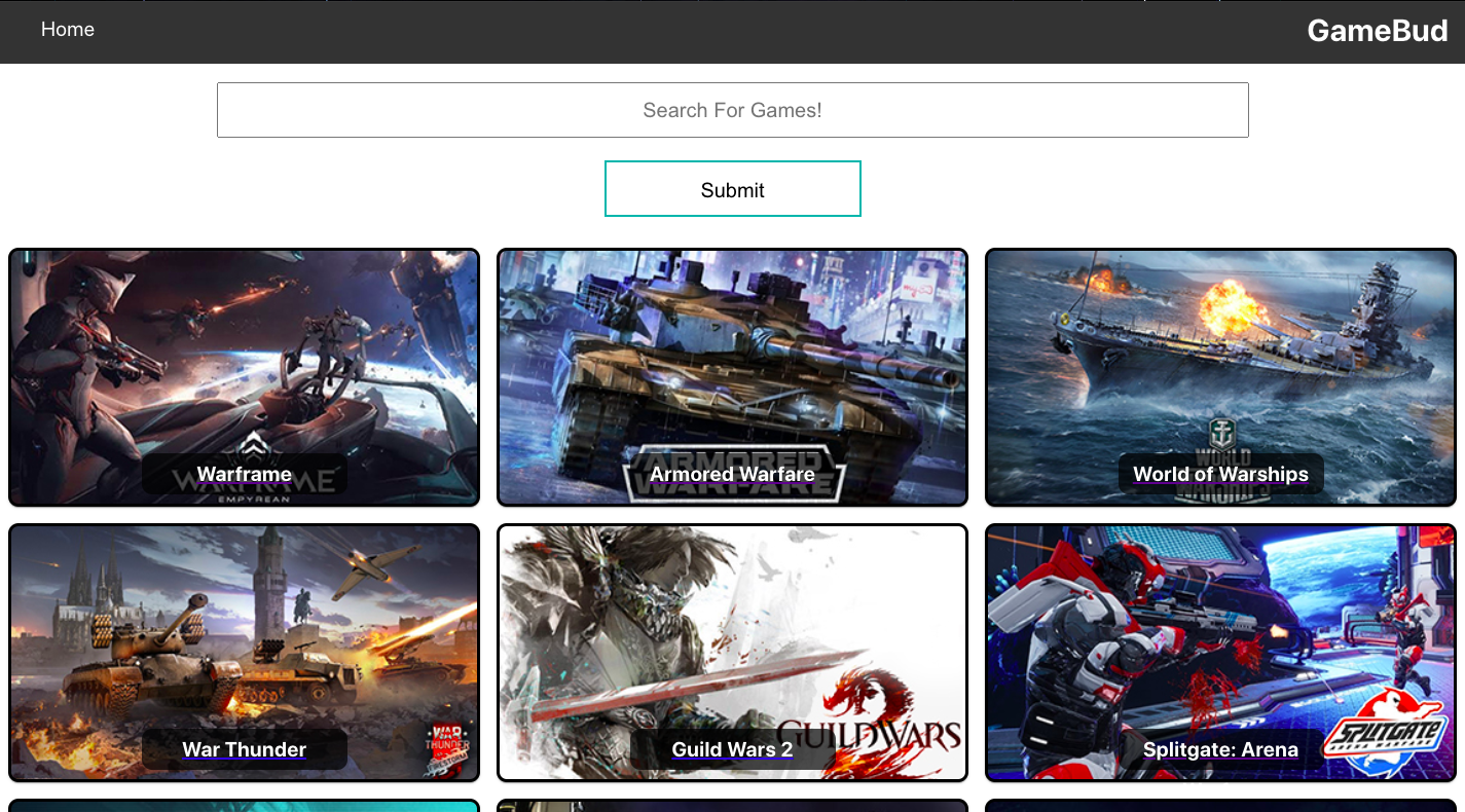 GitHub - Visheshss/GameBud