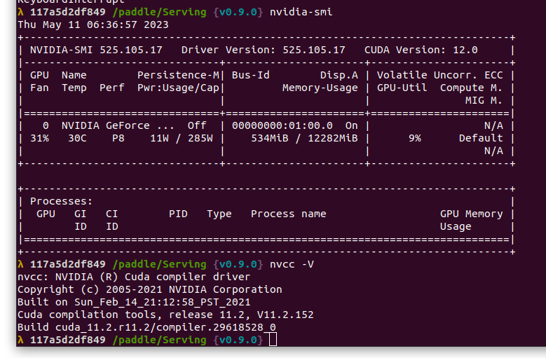 ubuntu20.04 按照Docker安装Paddle Serving环境检查一直有错误。 xxx gpu environment running failure · Issue #1944 ...