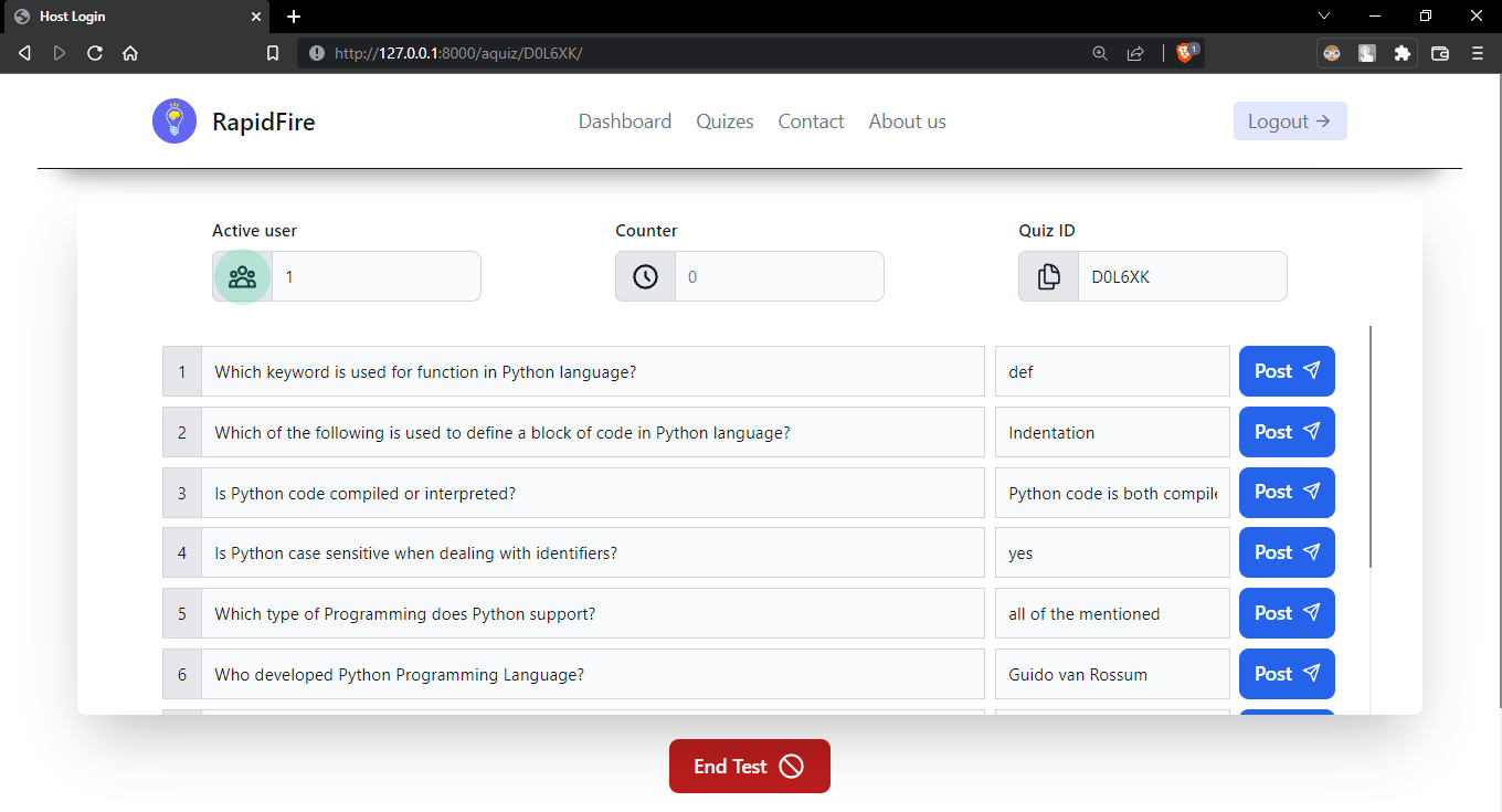GitHub - yogesh2k21/RapidFire-Backend