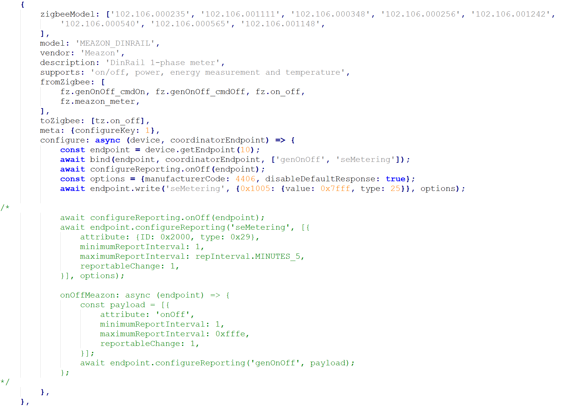 New device support: Meazon 1phase Meter · Issue #3673 · Koenkk ...