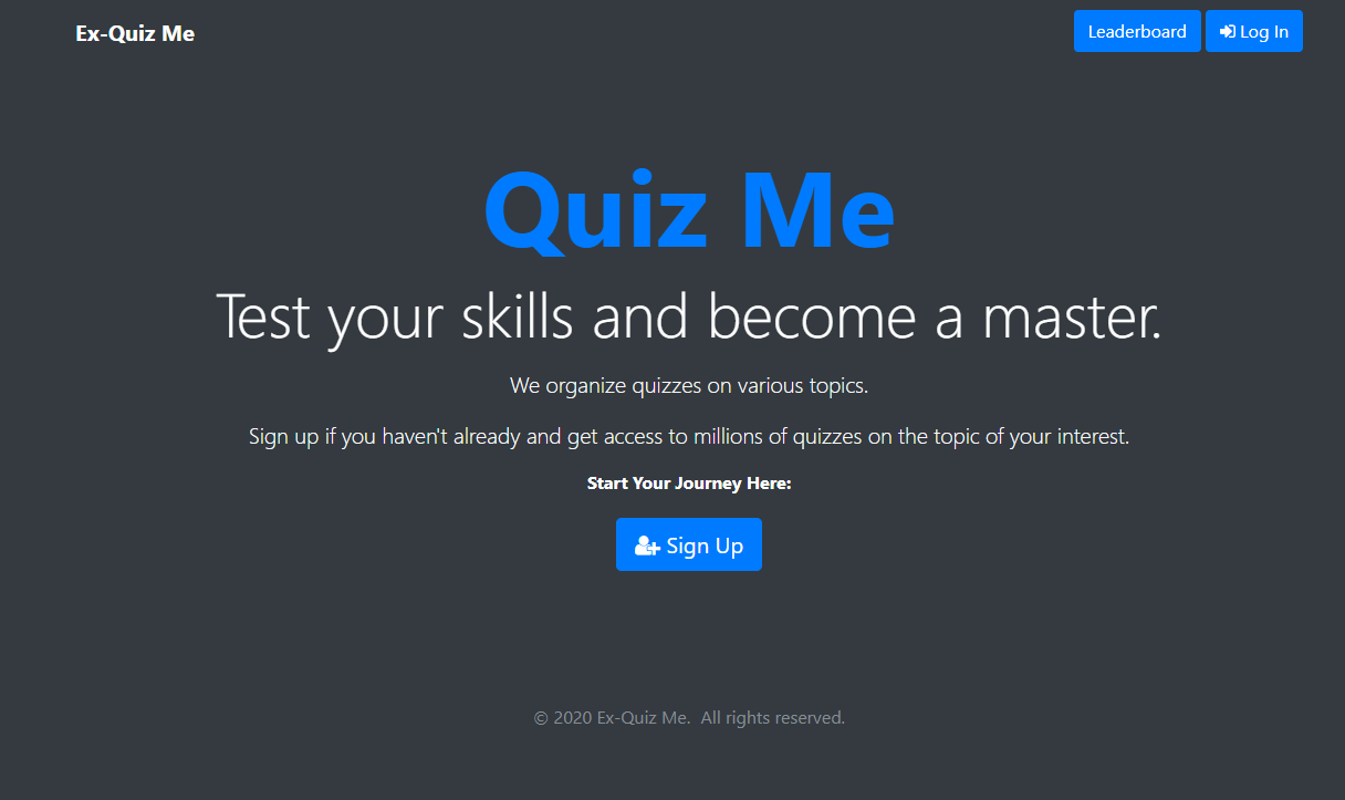 GitHub - arthduggal/ex-quizme