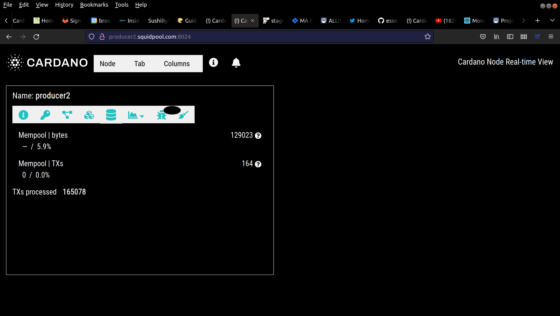Mempool Bytes Not Updating · Issue 167 · Input Output Hk Cardano Rt View · Github