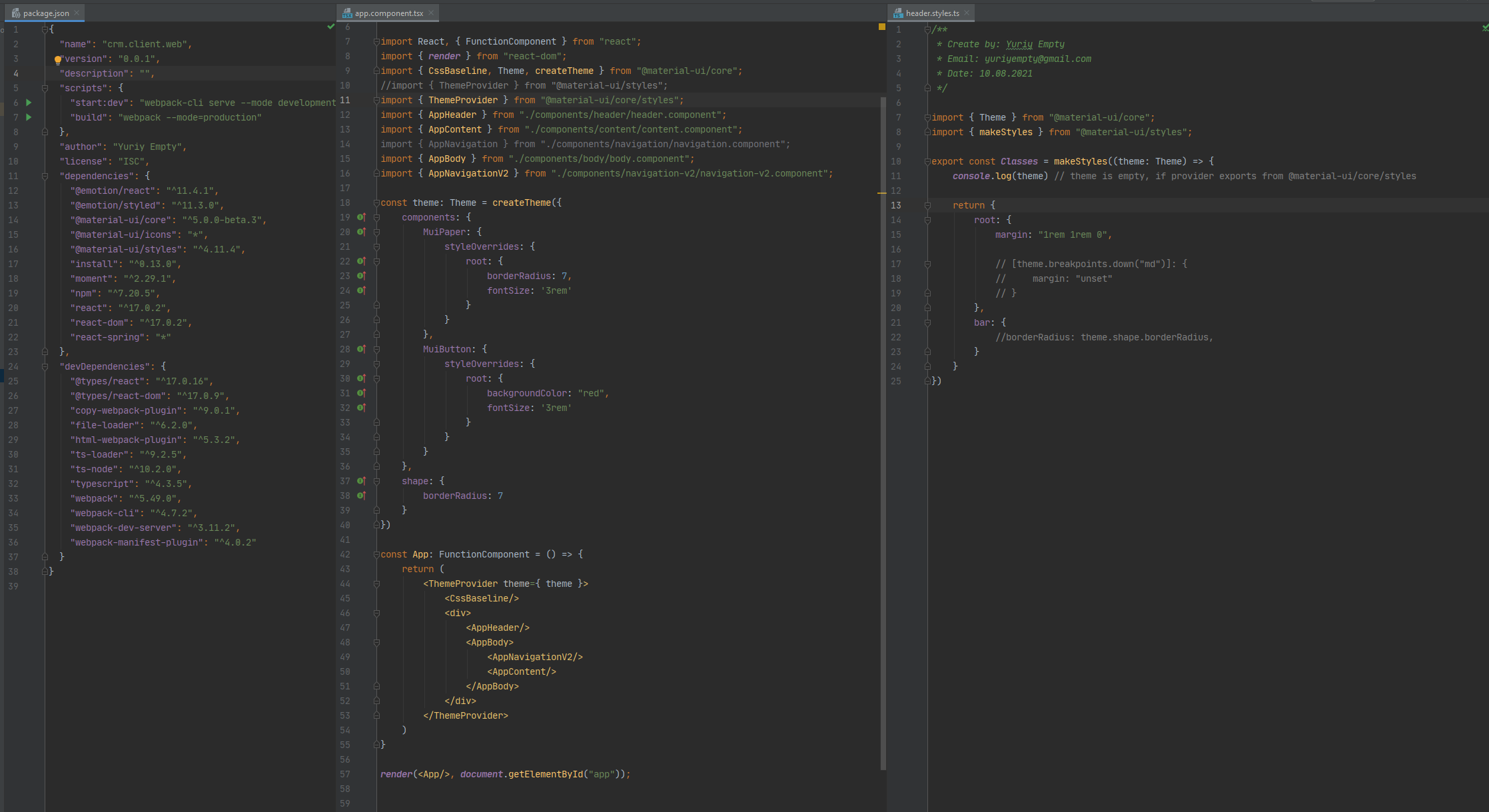 [themeprovider V5] Theme Don T See Components Overrides · Issue 27685 · Mui Material Ui · Github