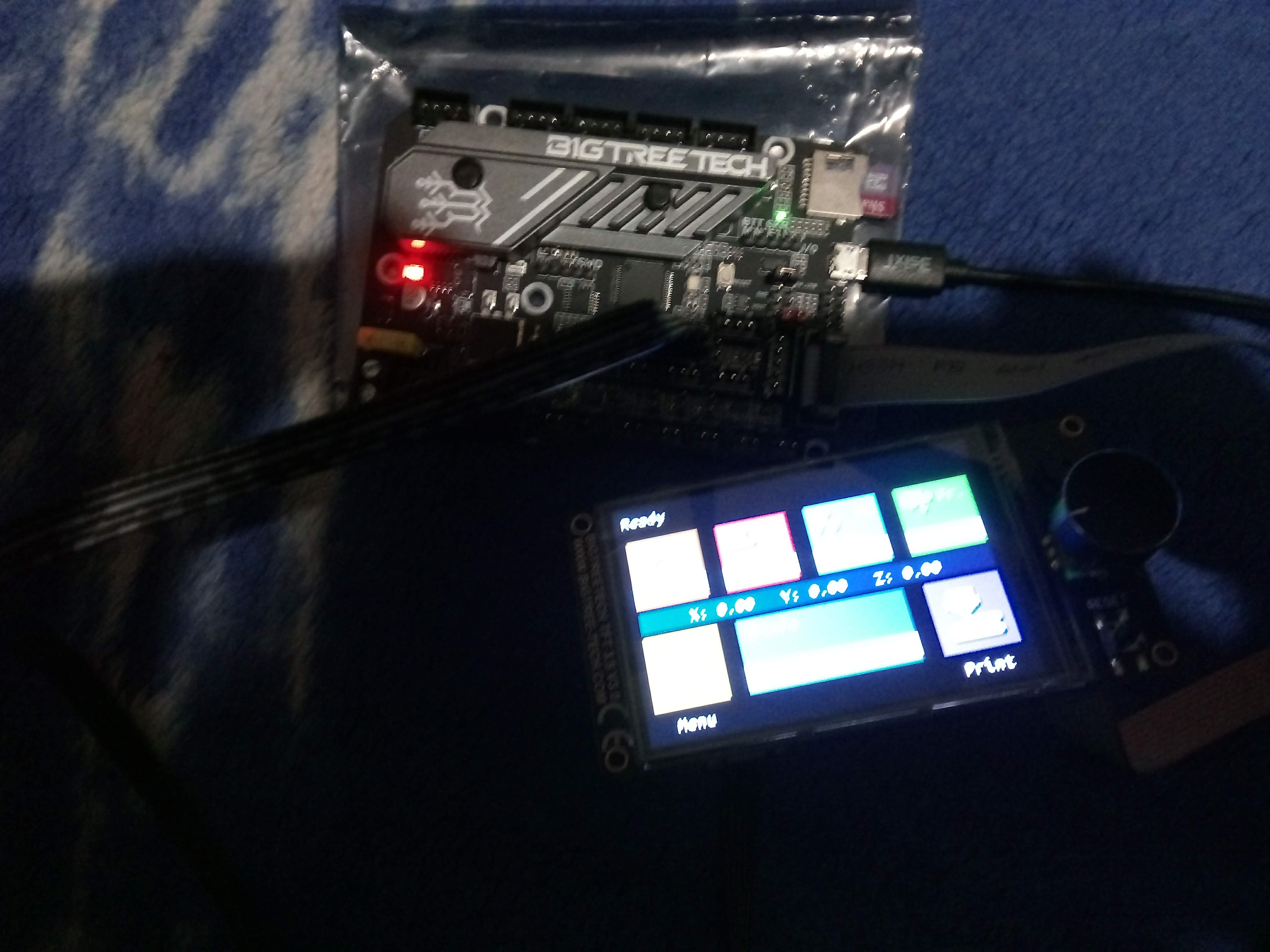 [BUG] SKR Mini E3 V3 with BTT TFT50 V3.0 "no printer attached" in Touchscreen mode and black ...