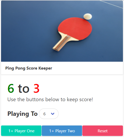 GitHub - danielchastain/Game-Score-Tracker: Ping Pong Score Tracker ...